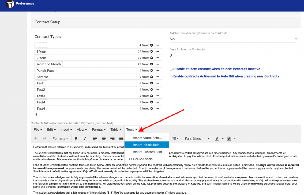 How To Insert Initials Name Or Customizable Questions Or Fields Into